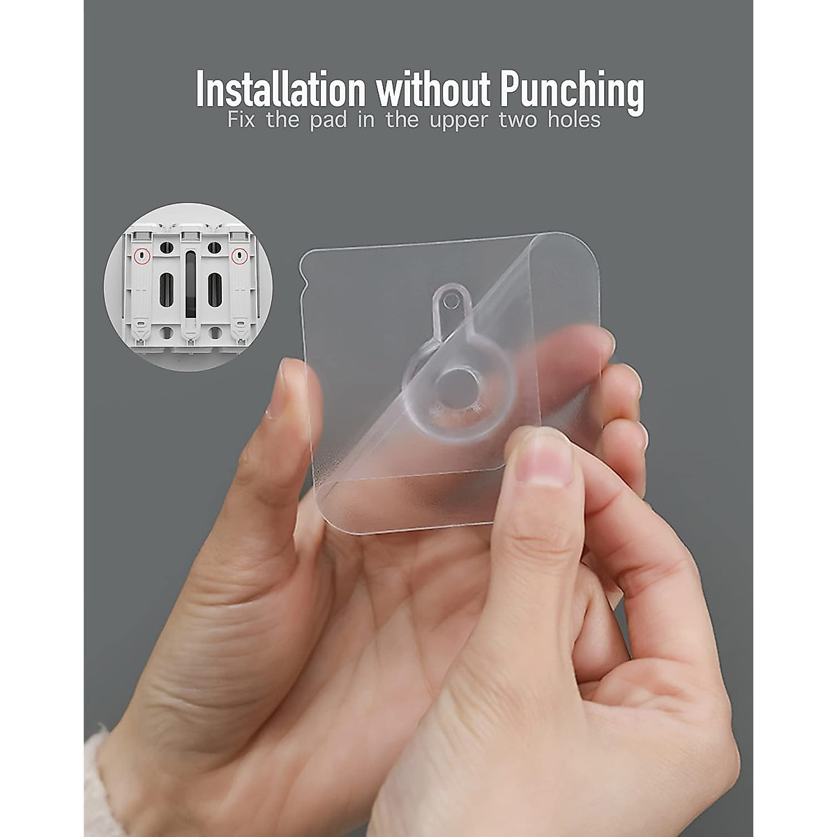 3 in 1 Shampoo and Conditioner Dispenser wall, Shower Dispenser 3 Chamber No Drill, White Bathroom Soap Dispenser and Labels