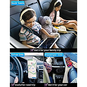 MOKPR 5 Multi USB Car Charger, 98W Fast Car Charger Adapter for Multiple Devices, PD & QC3.0 Cigarette Lighter Adapter Car Cell Phone Charger with 5FT Cable for iPhone 14/13 iPad Samsung Android