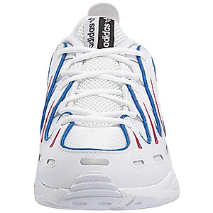 adidas Originals Men's EQT Gazelle Sneaker, White/White/Glory Blue, 4