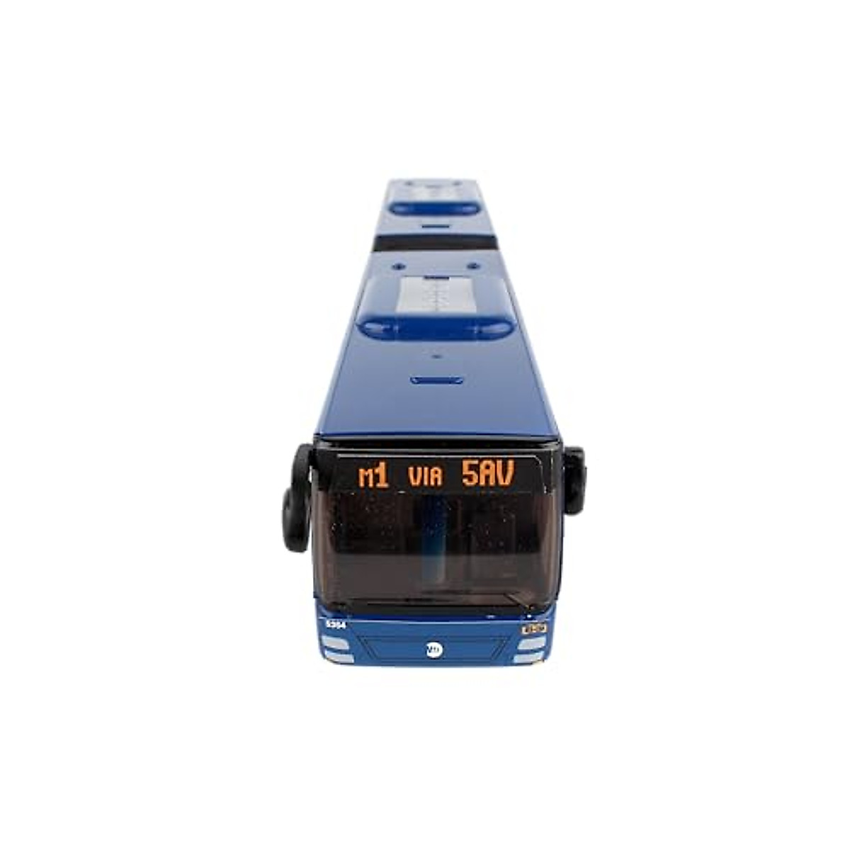 Daron MTA New York City Bus 16" Articulated Bus RT8571 Toy, Blue , Brown