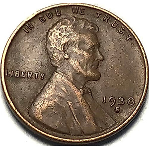 1938 S Lincoln Wheat Cent Penny Seller About Uncirculated