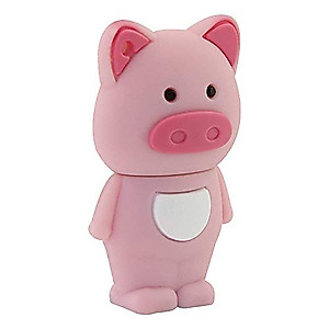Aneew 16GB Pendrive Cute Pink Pig Animal Model USB Flash Drive Memory Stick U Disk Thumb Gift
