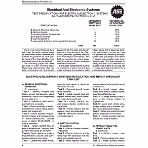 ASE Certification Test Preparation (E2) - Electrical / Electronic Systems Installation & Repair Study Guide