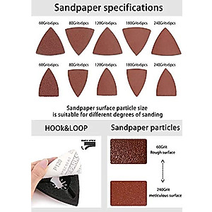 81 Pack Oscillating Saw Blades LEILUO Oscillating Tool Blades to Cut Metal Wood Plastic Multitool Blades Fit Dewalt Milwaukee Makita Worx Rockwell Wen Ryobi Porter Genesis Black