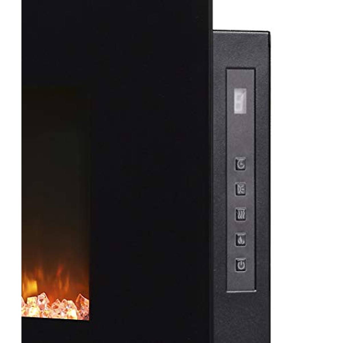 Dimplex Winslow 35" Wall-Mounted Electric Fireplace (Model: SWM3520), 4777 BTU, 120 Volt, 1400 Watt, Black