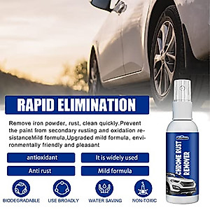RAYHONG Rust Remover, Anti Rust Removal Spray for Metal Parts, Rollers, Door Hinges & Brake Parts, Anti Rust Inhibitor for RVs, Boats, Cars, Bikes