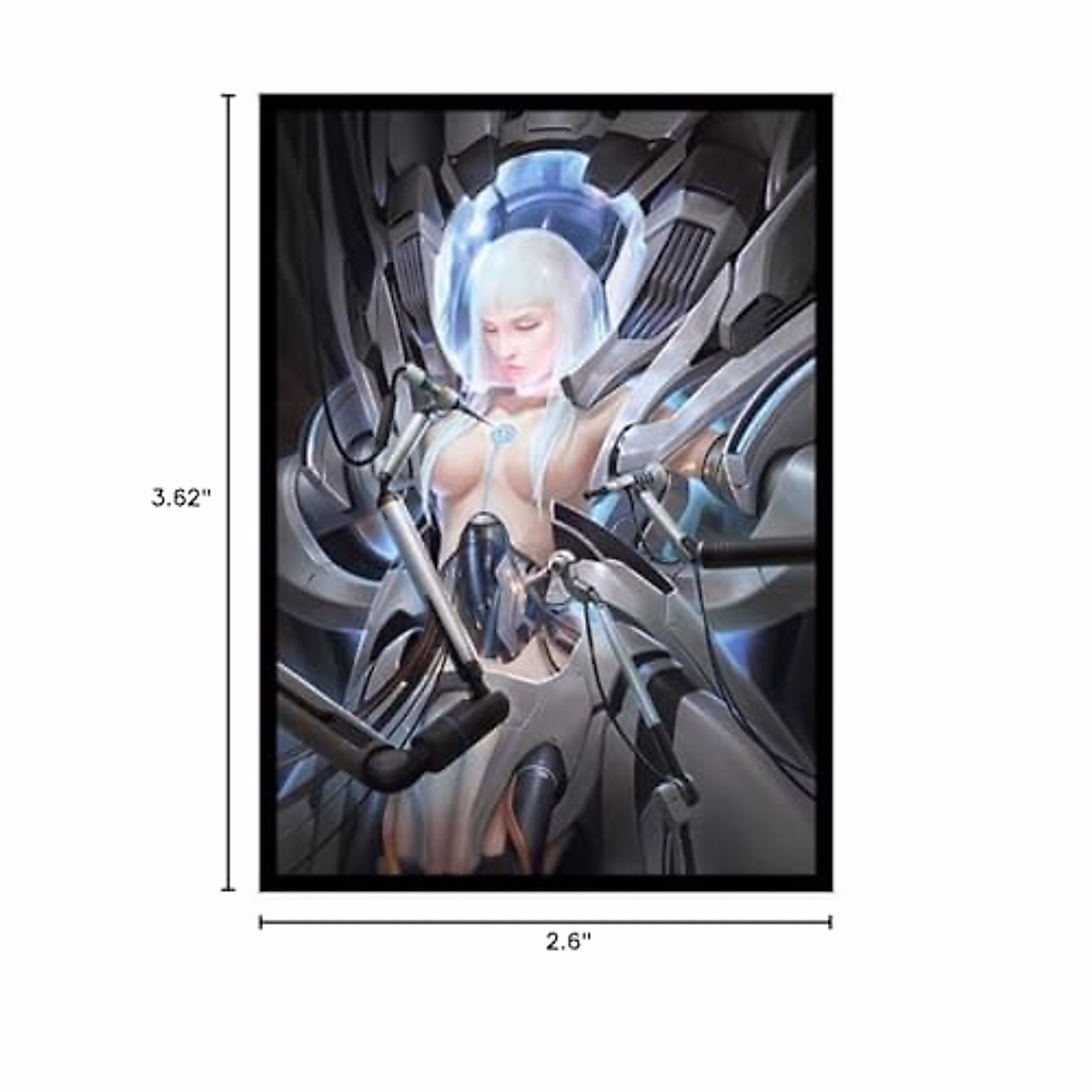 Fantasy North - Lilith's Machinizer – 100 Smooth Matte TCG Trading Card Sleeves - Fits Magic MTG Commander Pokemon and Other Card Games - Playing Card Sleeves