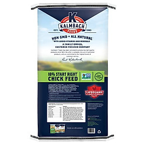 Kalmbach Feeds 18% Non-GMO Start Right Crumble Feed for Chicks, 50 lb Bag