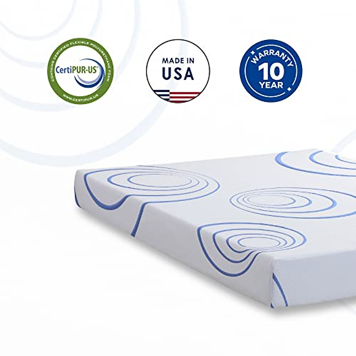 TMEOSK Full Size 8 Inch Mattress Gel Memory Foam Mattress with Bamboo Charcoal Infused, Cooling Sleeper, Balance Support for Bedroom Pressure Relief - Medium Comfortable (Full)