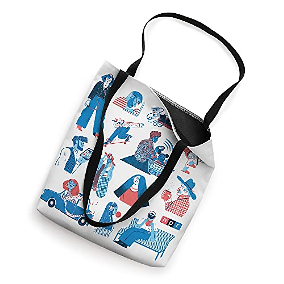 NPR Irene Rinaldi Characters Tote Bag