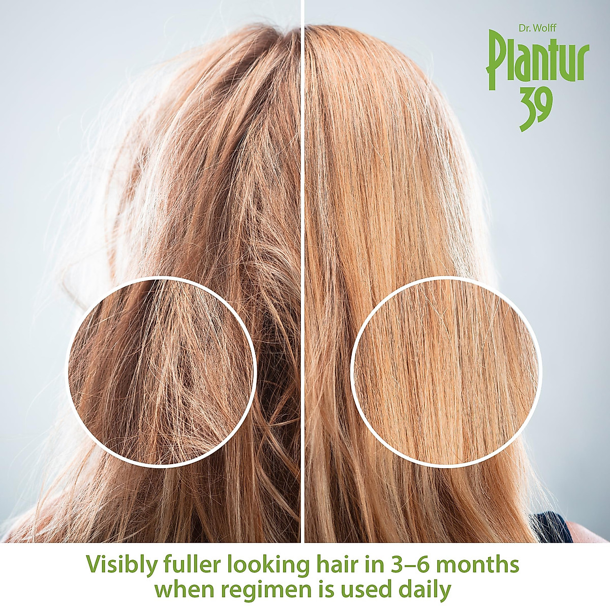 Plantur 39 Phyto-Caffeine Women's 3-Step System for Colored, Stressed Hair - Shampoo (8.45 fl), Conditioner (5.07 fl), Tonic (6.76 fl)