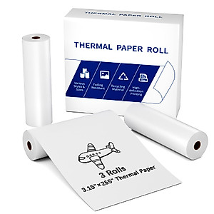 Omezizy Portable Printer Wireless Travel - Upgarde Portable Thermal Printer with Paper Bin, Portable Printers Wireless for Travel, Rechargeable Travel Printer Support US Letter and Multiple Sizes