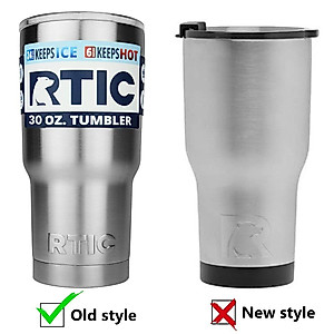 20 oz Tumbler Lids, Fits for YETI Rambler, Ozark Trail, Old Style Rtic(Launched before 2016) and More, SENHAI 3 Pack Spill-proof Splash Resistant Lids Covers for Tumblers Cups