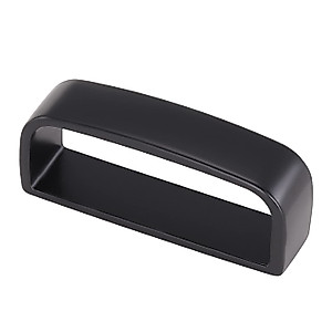 Black Belt Loop Keeper 1 1/2" (38mm-40mm) Belt Loop Men's Belt Buckle Accessories-Gift Box