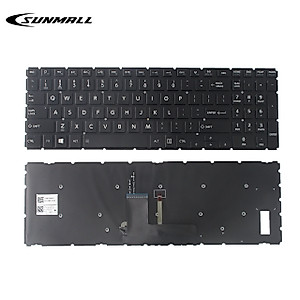 SUNMALL Backlight Keyboard Replacement Compatible with Toshiba Satellite Radius P55W-B P55W-c l50-b l55t-b5271 s55t-b5273nr l55d-b5364 p55w-c5200 p55w-b5318 p55w-c5200x p55w-b5112 p55w-b5220 Laptop