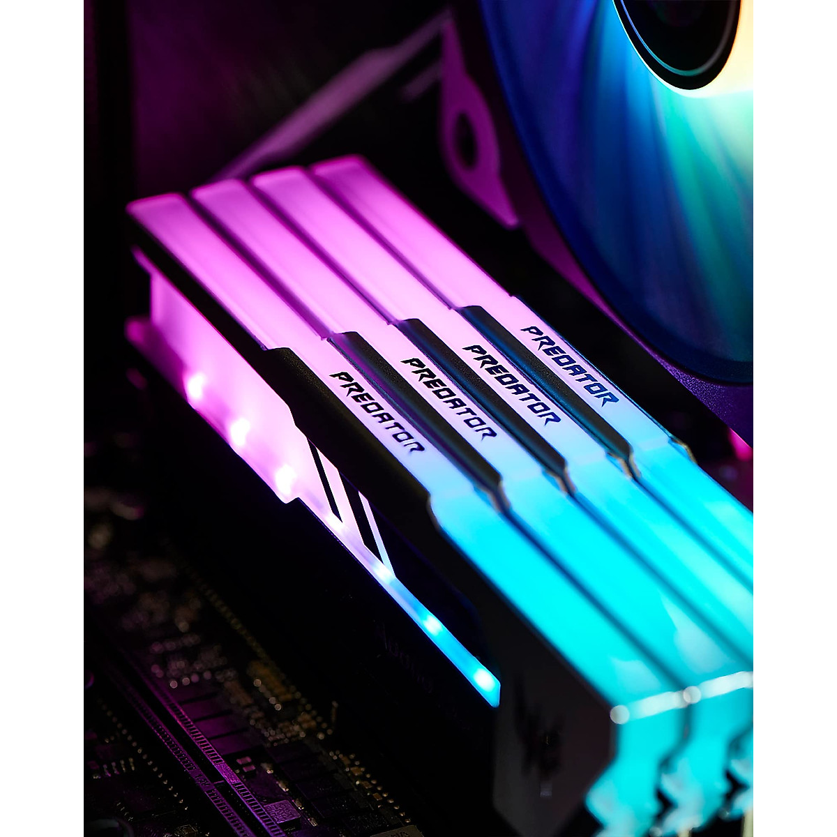 Acer Predator Apollo RGB 16GB (8GBx2) Gaming RAM 4133 MHz DDR4 CL19 1.4V Desktop Computer LED Memory Kit - BL.9BWWR.254