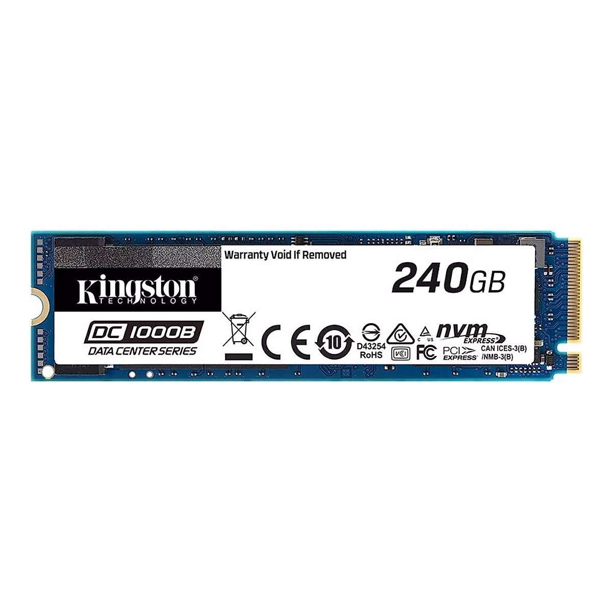 Kingston Data Center DC1000B (SEDC1000BM8/240G) Enterprise NVMe SSD 240GB M.2 2280