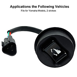 Trim and Tilt Switch Assembly Fit for Yamaha Models 2 Strokes 115 130 150 175 200 225 1990-2005 Replace Original Equipment 6R3-82563-01-00 6R3-82563-00-00