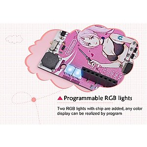 BIQU RGBDuino UNO V1.2 Jenny Development Board ATmega328P Chip CH340C VS Arduino UNO R3 Upgrade for Raspberry Pi 4 Raspberry Pi 3B