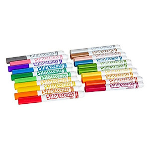 Crayola Silly Scents Sweet & Stinky Scented Markers, 20Count, Washable Markers, Gift for Kids, Age 3, 4, 5, 6