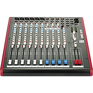 Allen & Heath ZED-14 - 14-Channel Touring Quality Mixer with USB I/O (AH-ZED-14),Grey/Red