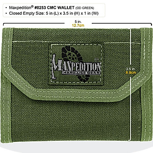 Maxpedition C.M.C. Wallet ( Foliage Green ), Small