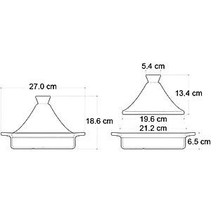 Multi-function Moroccan Style Cast Iron Tajine Pot Cooking Pot Ceramic Casserole Steamer Braiser Pan Healthy Saucepan Earthen Pot for Braising Slow Cooking,Yellow