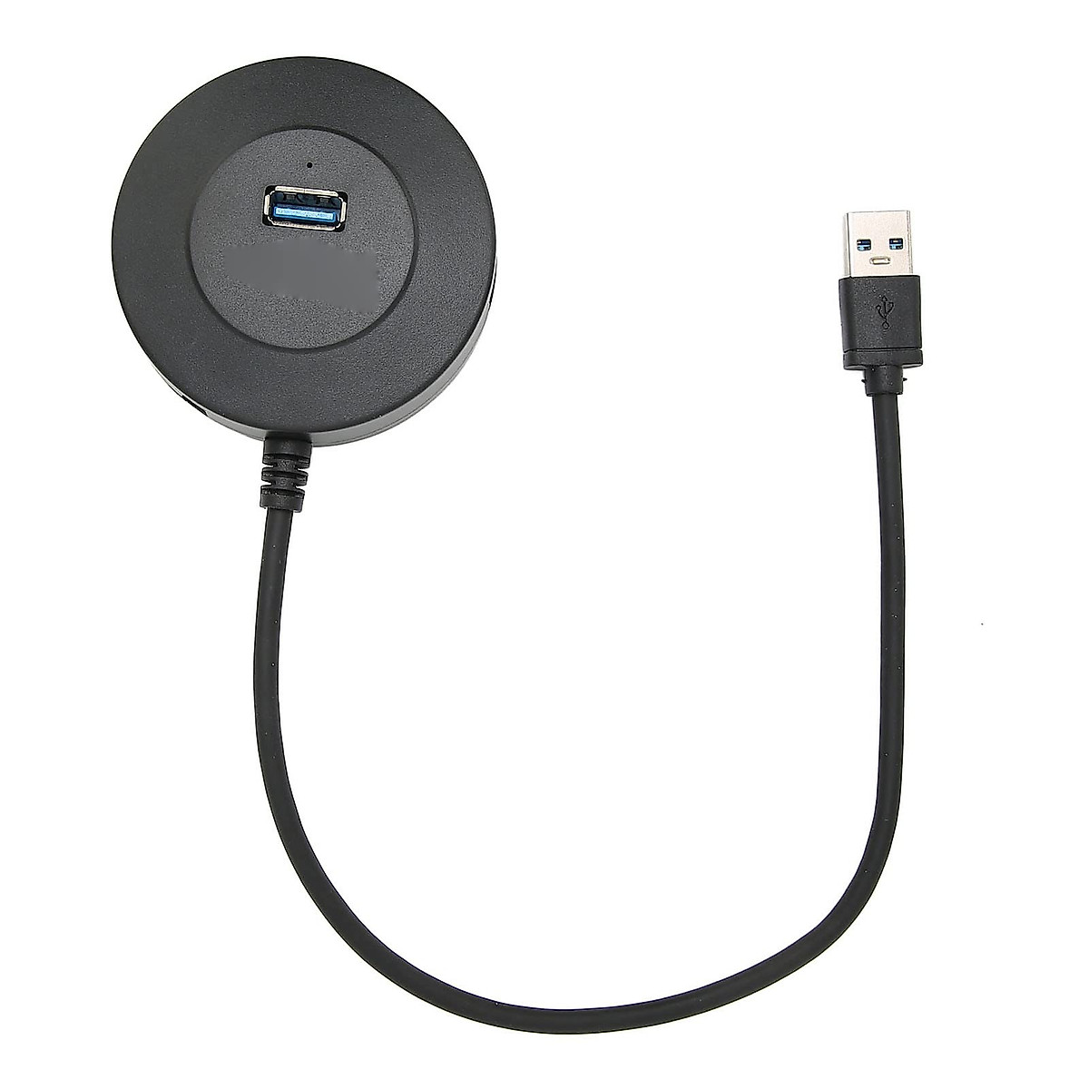 Small 4-Port USB 3.0 Hub,Round Header LED Fast Charging Data Transfer Multiport Adapter, for Laptop PC Computer Desktop Mouse Keyboard for OS X 10.0+