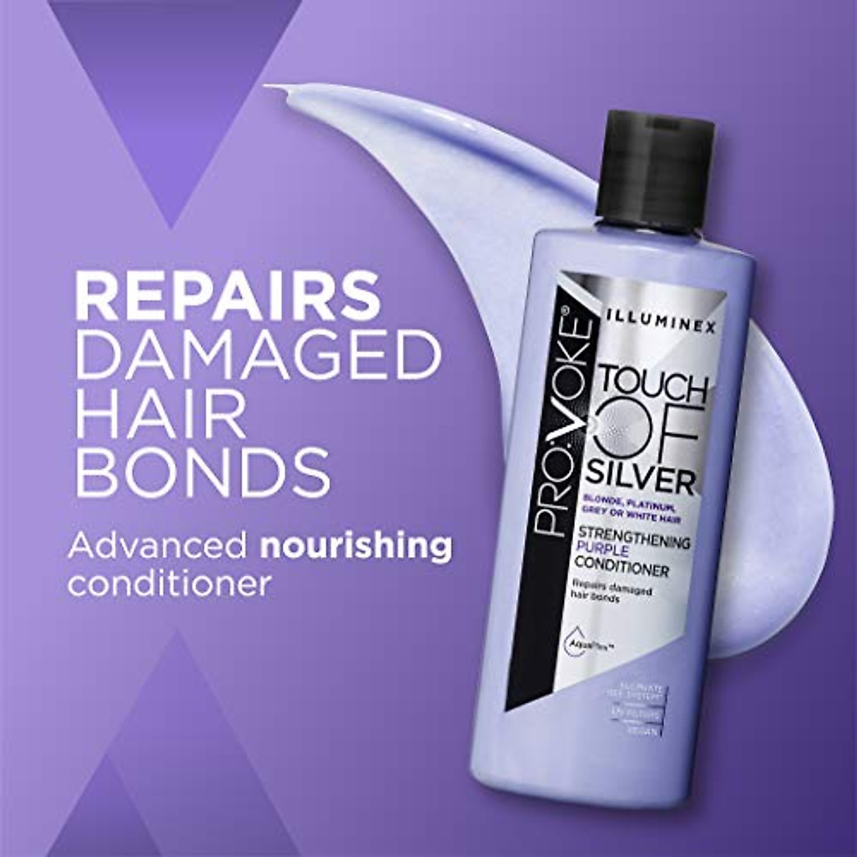 ProVoke Purple Shampoo and Conditioner Set for Color Treated Hair – Sulfate Free Hair Toner for Blondes
