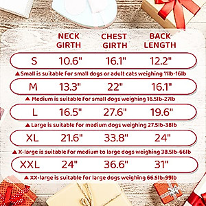 ABFEKIEA Dog Hoodie for Small Medium Large Dogs - Plaid Christmas Warm Dog Sweatshirt with Pocket for Winter Fall - Cold Weather Pet Hooded Clothes for Dogs Cats