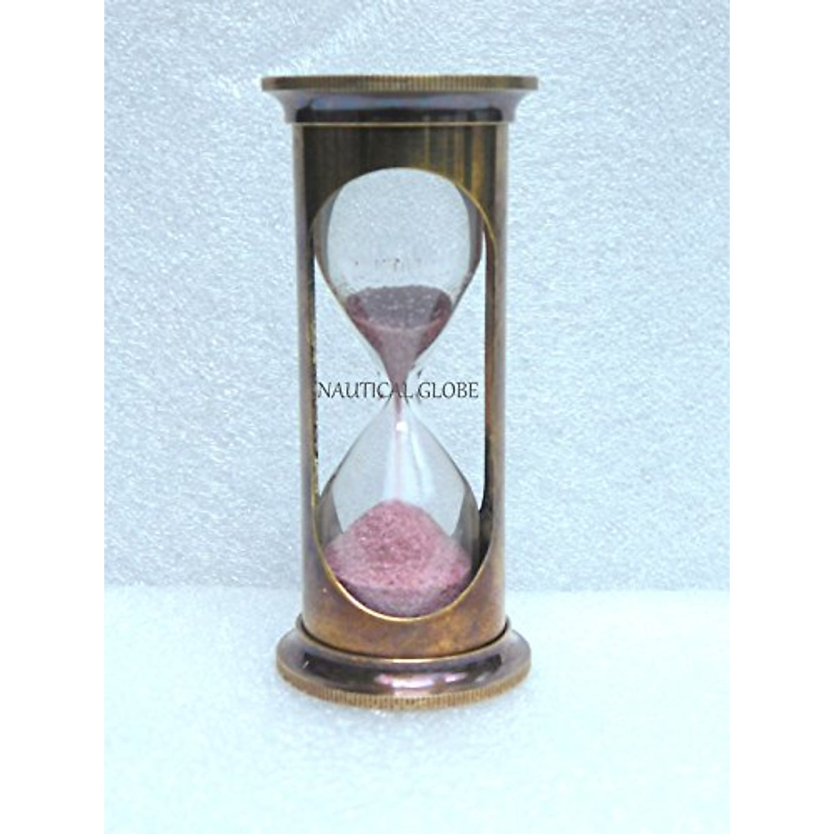 MERIDIAN NAUTICALS Brass Sand Timer Nautical Vintage Antique Item Replica Hour Glass Maritime Item