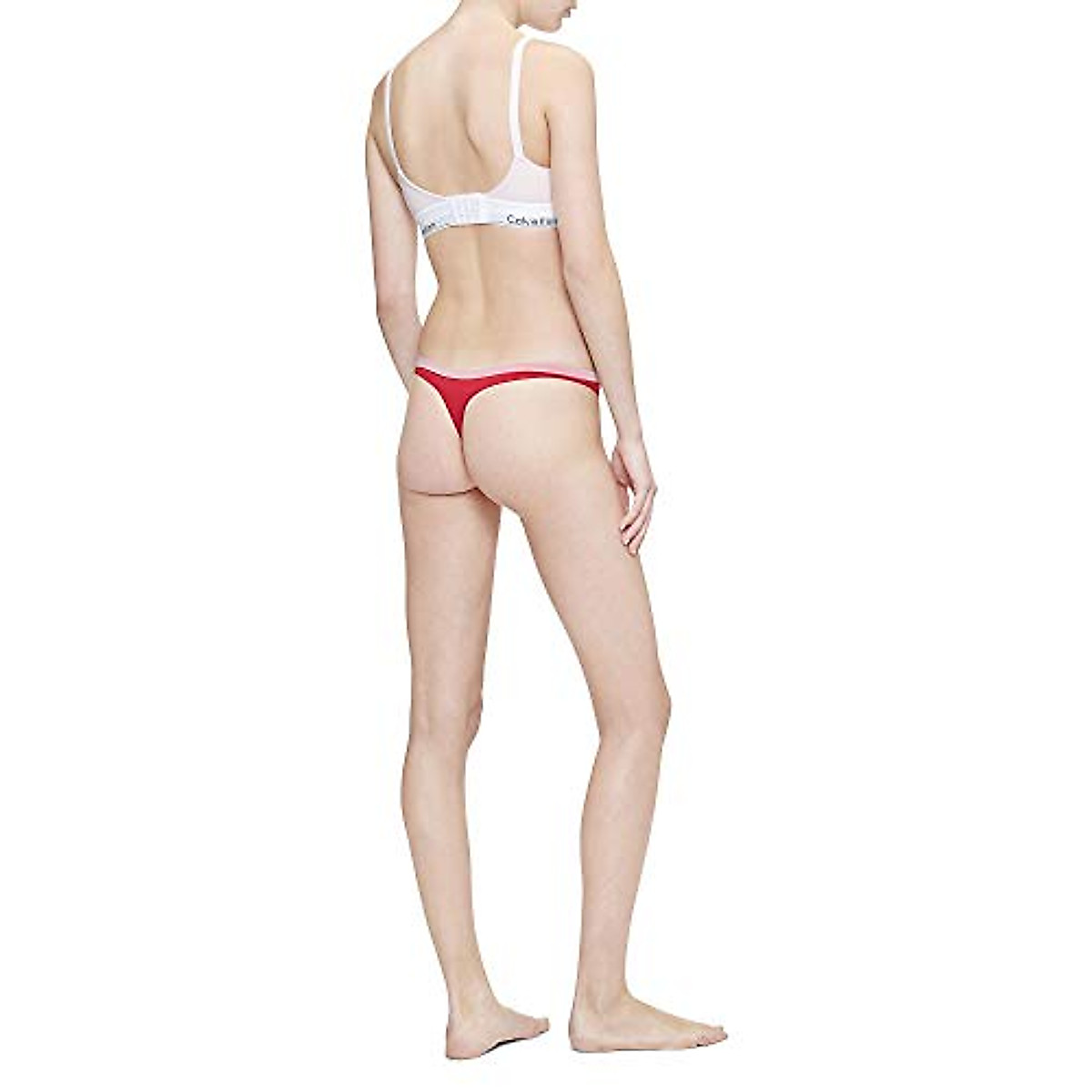 Calvin Klein Women's Modern Cotton Lightly Lined Triangle Nursing Bra, Nymph's Thigh, S