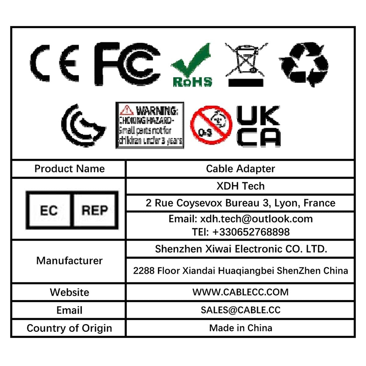 cablecc 1394a 6 Pin to 6Pin FireWire 400 to FireWire 400 6-6 ilink Cable IEEE 1394 1.8m