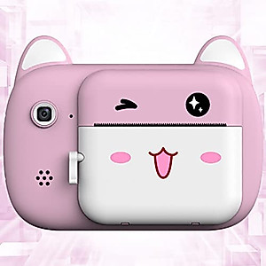 SOLUSTRE Toy Camera 1pc Children's Camera Video White Photo Lens Million Toypink Mini Printable Dual Camra