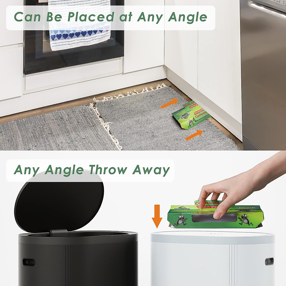 (20 Pack) Roach Traps Indoor,Roach Killer Indoor Infestation, Cockroach Killer Indoor Home, Cockroach Trap, Roach Motel, Pet-Friendly Roach Killer Indoor for Roaches, Ants, Spiders, Bugs, Beetles