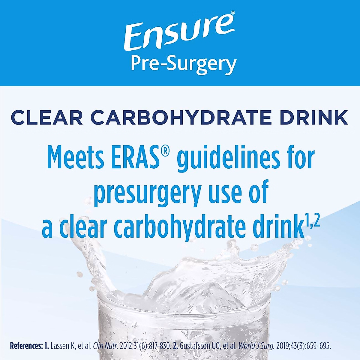 Ensure Surgery Perioperative 5-Day Bundle with 3 Ensure Pre-Surgery Clear Carbohydrate Drinks & 20 Ensure Surgery Immunonutrition Shakes