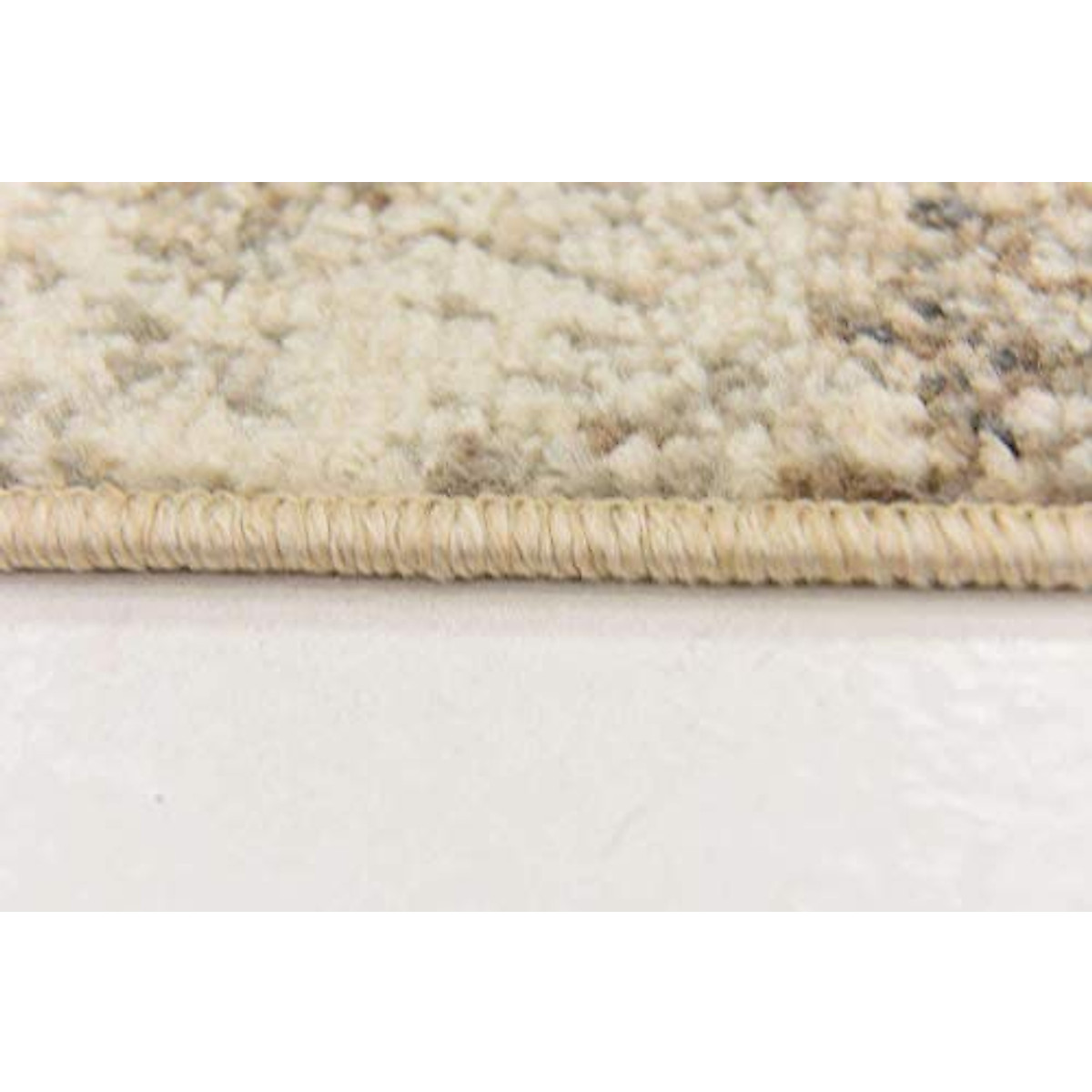 Unique Loom Tuareg Collection Distressed Abstract Traditional Vintage Area Rug, 4 ft x 6 ft, Beige/Brown