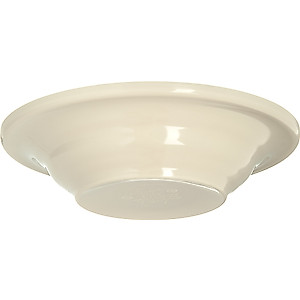 Carlisle FoodService Products Grove Reusable Plastic Bowl Fruit Bowl for Home and Restaurant, Melamine, 4.5 Ounces, Smoke