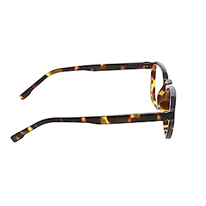 Peepers by PeeperSpecs mens Off the Grid Blue Light Blocking Reading Glasses, Tortoise, 53 mm US
