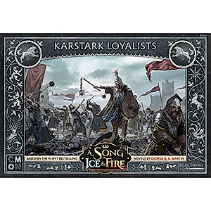 CMON A Song of Ice and Fire Tabletop Miniatures Game Karstark Loyalists Unit Box - Devoted Warriors of House Karstark! Strategy Game for Adults, Ages 14+, 2+ Players, 45-60 Minute Playtime, Made