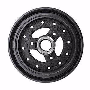 A-Premium Engine Harmonic Balancer Pulley - OHV 5.0L 5.7L - Compatible with Chevrolet & GMC Cars - 77-86 - C10, C20, C30, K10, K20, K30, P10,P20, P30, K5 Blazer, Jimmy, C15, C1500, C25, C2500, C3500