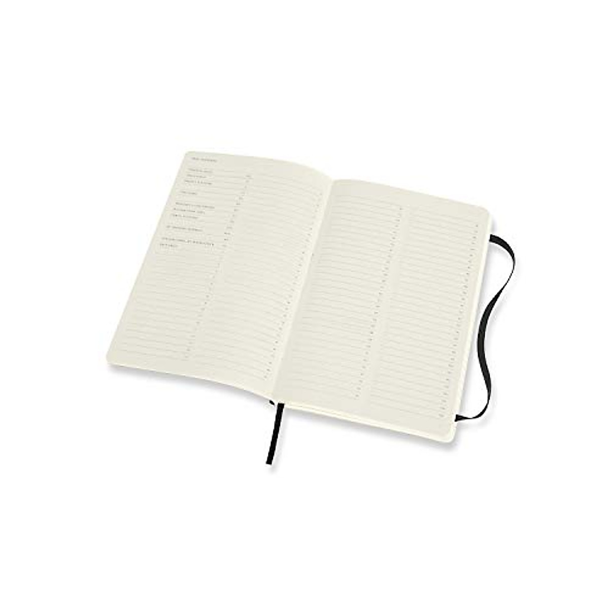 Moleskine PRO Notebook, Soft Cover, Large (5" x 8.25") Professional Project Planning, Black, 192 Pages