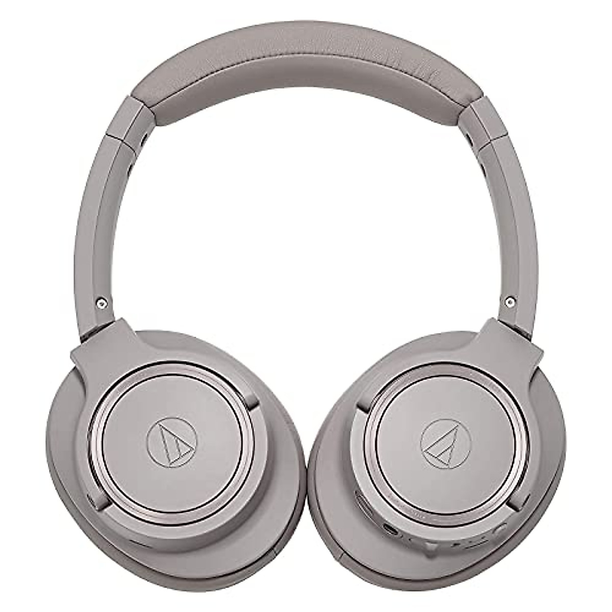 Audio-Technica ATH-SR50BT Bluetooth Wireless Over-Ear Headphones (Brown-Gray) with Knox Gear Stand and Protective Case Bundle (3 Items)