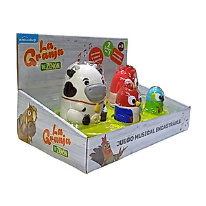 LA GRANJA DE ZENÓN Mamushka Set Embeddable Game 4 Characters 4" El Reino Infantil