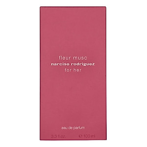 Narciso Rodriguez Fleur Musc for Her 3.3 Ounce Eau De Parfum Spray, 3.3 Ounce