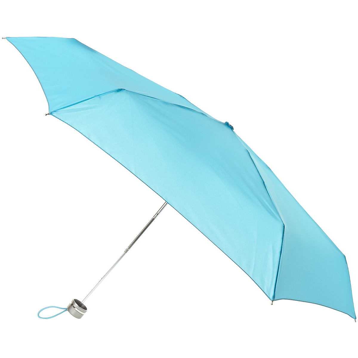 totes Classics Micro Manual Compact Umbrella, Blue, One Size