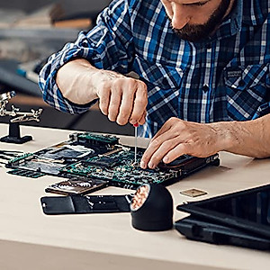 DOITOOL Laptop Accessories PC Accessories Computer Standoffs Screws Assortment Kit with Screwdriver Brush and Tie for Hard Drive Computer Case Motherboard Fan Electronic Case Pc Accessories