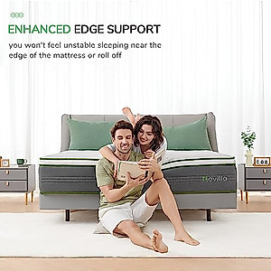 Novilla California King Mattress,12 Inch Gel Memory Foam Hybrid Mattress with Individually Pocket Springs, Breathable Mattresses for Cool Sleep,Motion Isolation & Pressure Relief, Medium Firm,vigour