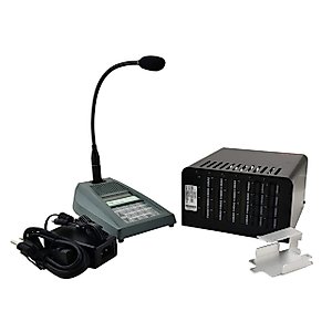 RDM Performance Series D2400 Wired Intercom System, 8 Stations, with 1 Channel and 2 I/O Cards, VOX