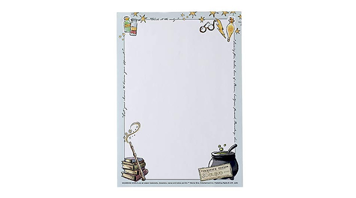 Harry Potter Notepad 5x7 - Magical Writing Paper & Collectible